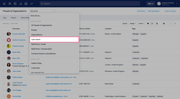 Importing Contacts | Capsule CRM