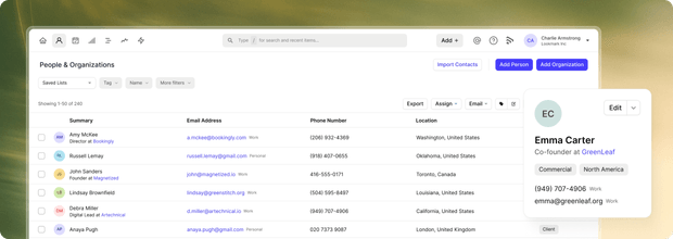 Contact Management | Build better relationships | Capsule CRM