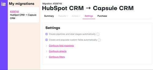 Migrating Data | Capsule CRM