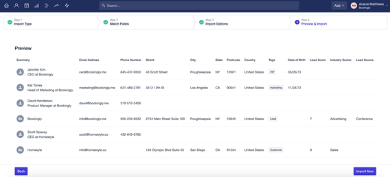 Importing Contacts | Capsule CRM